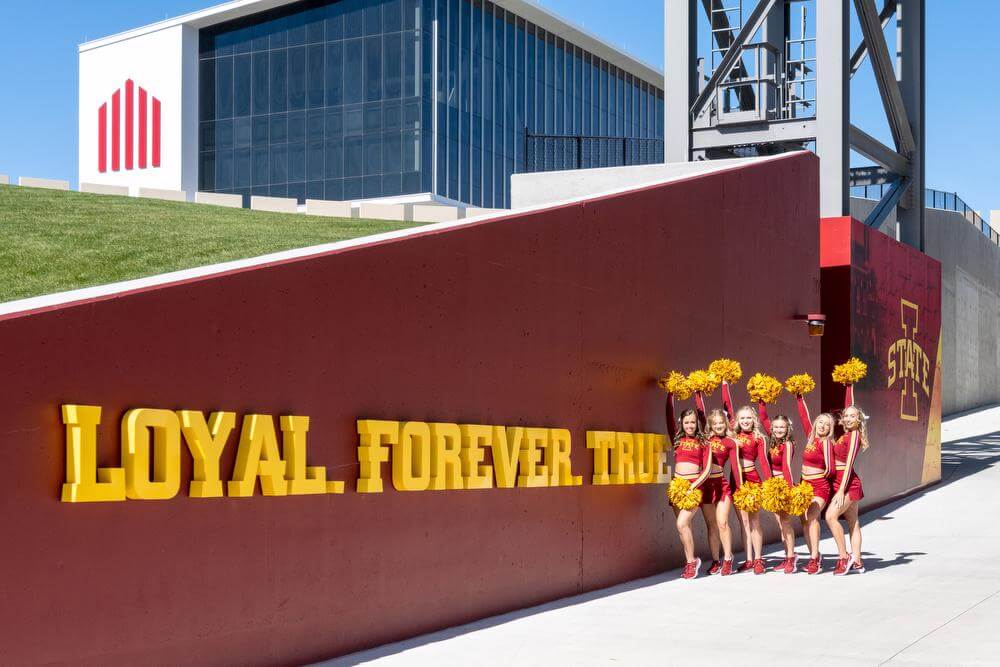 Iowa State University: Jack Trice Stadium North End - Dimensional ...