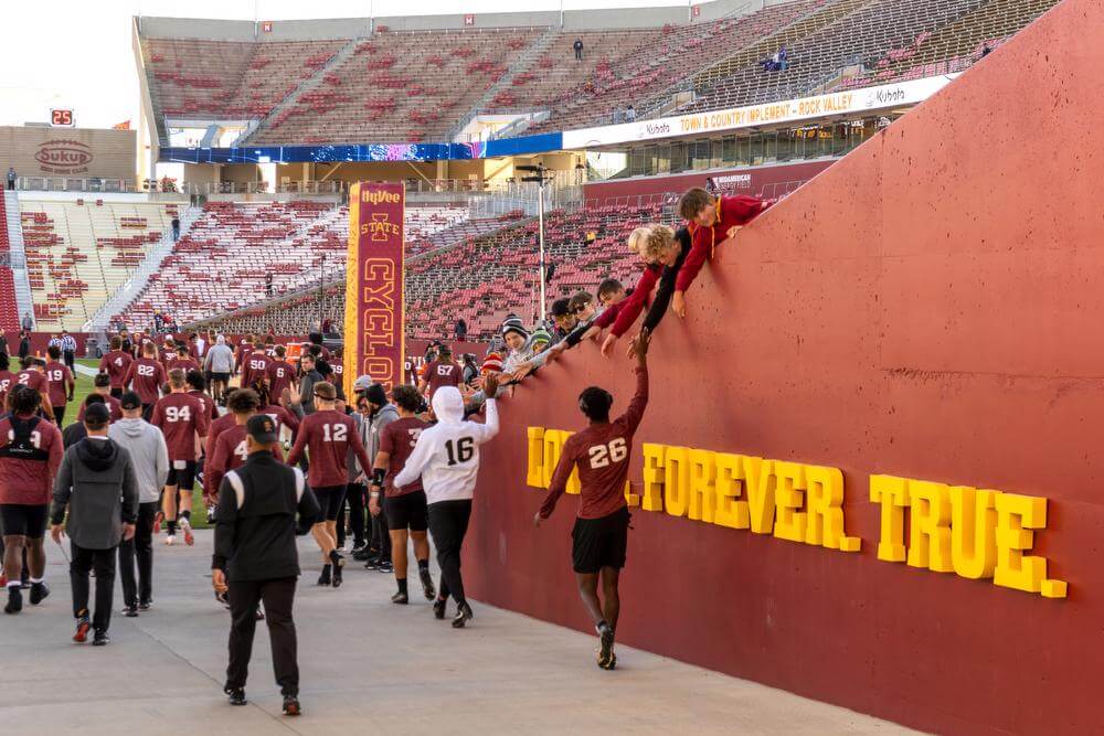 Iowa State University: Jack Trice Stadium North End - Dimensional ...